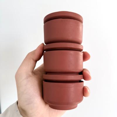 China 2.5 Inch RTL Swab Cup with Wear Resistant NBR 80 Durometer and Reinforced Metal Core for Oilfield Well Swabbing for sale