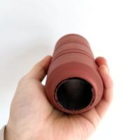 China 2.5 Inch RTL Swab Cup with Wear Resistant NBR 80 Durometer and Reinforced Metal Core for Oilfield Well Swabbing for sale