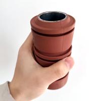 China 2.5 Inch RTL Swab Cup with Wear Resistant NBR 80 Durometer and Reinforced Metal Core for Oilfield Well Swabbing for sale