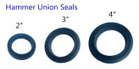 China Customized Size Hammer Seal Union NBR Nitrile FKM HSN HNBR Buna Material for sale