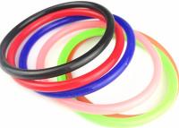 China OEM Colored Rubber O Rings Oil Resistant , Silicone Rubber Seal Rings for sale