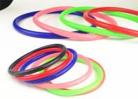 China OEM Colored Rubber O Rings Oil Resistant , Silicone Rubber Seal Rings for sale