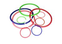 China OEM Colored Rubber O Rings Oil Resistant , Silicone Rubber Seal Rings for sale