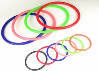 China Bright Color Silicone Rubber Seal Rings / Rubber Ring Gasket Anti - Aging for sale