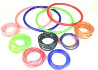 China Bright Color Silicone Rubber Seal Rings / Rubber Ring Gasket Anti - Aging for sale