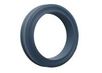 China Nitrile 80 Shore A 4 Inch Hammer Union Lip Seal Rings With Stainless Steel Backing for sale