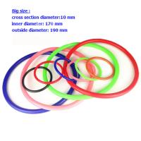 China Durable Colored Rubber O Rings Seals Round Shaped 40 - 90 Shore A Hardness for sale