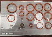 China AS568 Colorful Silicone O Rings / Waterproof Custom Rubber Rings For Oil Seals for sale
