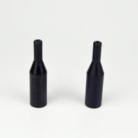 China Custom Made NBR Rubber Cable Shrouds / Rubber Wire Sleeve Black Color for sale