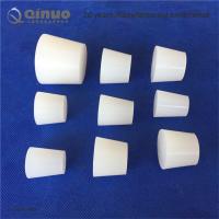 China Food Grade Lab Silicone Rubber Bung Stopper Small Rubber Plugs White Color for sale
