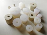 China Wear Resistance Rubber Bung With Hole , Silicone Rubber Stoppers One Hole for sale