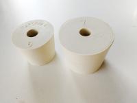 China Epdm Silicone NBR Rubber Stopper With Hole Cone Shape High Temperature Resistance for sale