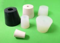 China Lab-Grade One-Hole Silicone Rubber Stoppers for Chemistry Bottles, Test Tubes, Flasks for sale