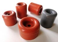 China Cylinder Shaped Silicone Rubber Furniture Stoppers Chair Leg Protectors for sale