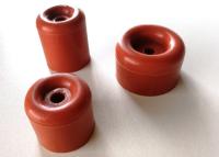China Multi Colored Round Rubber Door Stop / Furniture Leg Caps Eco Friendly for sale