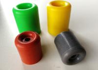China Multi Colored Round Rubber Door Stop / Furniture Leg Caps Eco Friendly for sale