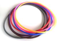 China Factory supplier custom colored ringed flat square rectangle section silicone o ring for sale