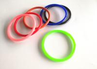 China Factory supplier custom colored ringed flat square rectangle section silicone o ring for sale