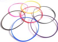 China Factory supplier custom colored ringed flat square rectangle section silicone o ring for sale