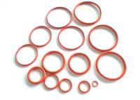 China Rubber compression manufacturers high temp oil seal custom ring blue red colored silicone O ring seals for sale