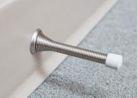 China Custom Size White Hinge Pin Spring Loaded Door Stop Replacement Bumper Rubber Tips for sale