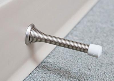 China Custom Size White Hinge Pin Spring Loaded Door Stop Replacement Bumper Rubber Tips for sale