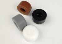 China Custom Size White Hinge Pin Spring Loaded Door Stop Replacement Bumper Rubber Tips for sale
