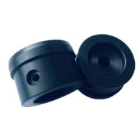 China Black Custom Plastic Products CNC / Injection Moulding PEEK Material for sale