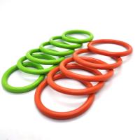 China 70 Shore A NBR High Temperature Rubber O Rings , Green Round Rubber Seal for sale
