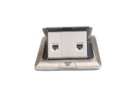 China Rj45 Pop Up Floor Socket Outlet Box With Cat 7 Network With High Performance for sale