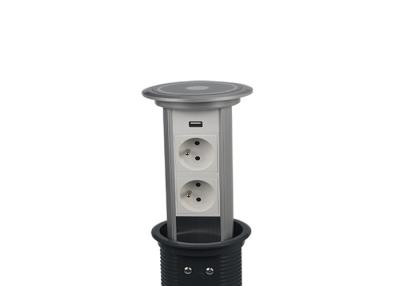 China Flame - Resisting Kitchen Worktop Pop Up Power Outlet With 1.75m Length Cable for sale