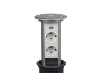 China Aluminium Alloy Kitchen Pop Up Power Sockets Convenient Space - Saving for sale