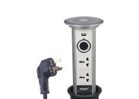 China Easy Installation Pop Up Countertop Receptacle Flame - Resisting With Bluetooth Audio for sale