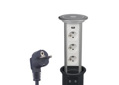 China Sensiopod Pop Up Receptacles Kitchen Countertop With 3 x French Outlets for sale