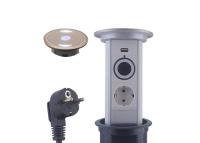 China TUV Approved Motorized Pop Up Outlet Refined Hardened Scratch - Resistive PVC Plastic for sale