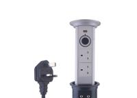 China Intelligent 2 x UK Pop Up Counter Outlet Anti - Collision With Bluetooth Audio for sale