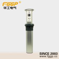 China Intelligent Motorized Pop Up Socket Surge Protector Retractable Power Strip Dual USB Charging for sale