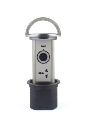 China 110 - 250V 16A Uk Kitchen Pop Up Sockets , Table Top Electrical Outlets Bluetooth for sale