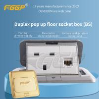 China 16a 250v Max. ISO Floor Socket Box Pop Up Type IP44 for sale
