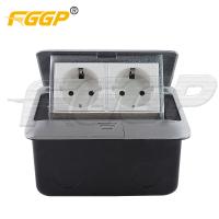 China RTS Square Floor Socket Outlet Box 16a With Rj45 Data for sale