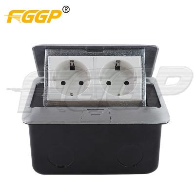 China RTS Square Floor Socket Outlet Box 16a With Rj45 Data for sale