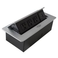 China Aluminum Alloy 250V Table Pop Up Power Box For Desktop for sale