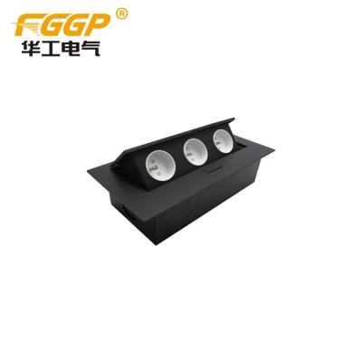 China 20 Amps Office Furniture Desktop Power Plugs Tabletop Socket Outlet for sale