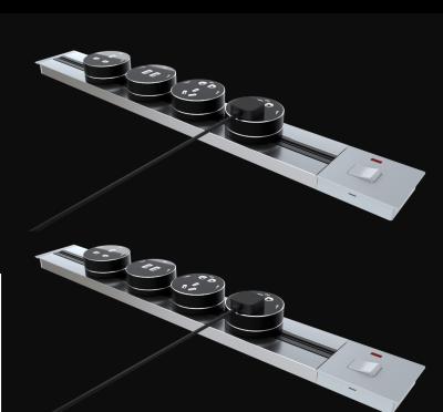 China 250v Office Desk Power Track System 8000W Electric Socket Outlet for sale