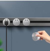 China Office Desk Power Track Electric Socket Outlet Self Grounding Multi Smart Plug for sale