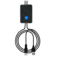 China Wire 1.5C-2V/black L 0.6M Indoor TV Antenna Amplifier Digital Ground Wave HDTV Signal Booster for Europe Standard for sale