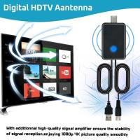 China Wire 1.5C-2V/black L 0.6M Indoor TV Antenna Amplifier Digital Ground Wave HDTV Signal Booster for Europe Standard for sale