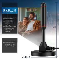 China Indoor HDTV Digital Television Antenna with Magnetic Base High Gain External Amplifier and 5m Customizable Cable Length for sale