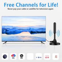 China 75 Ω Input Impendence UV Protected ABS Iron 50 Miles Range DVB-T2 HDTV Digital Indoor/Outdoor TV Antenna Passive for sale