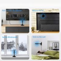 China UV Protected ABS Iron Indoor Passive Thin Multidirectional HDTV Antenna 1080p 4K/8K Ultra HDTV Compatible for Country Markets for sale